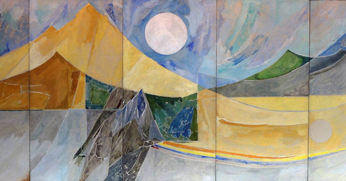 Else Alfelt var betaget af bjerget, fjeldet og den abstrakte virkelighed