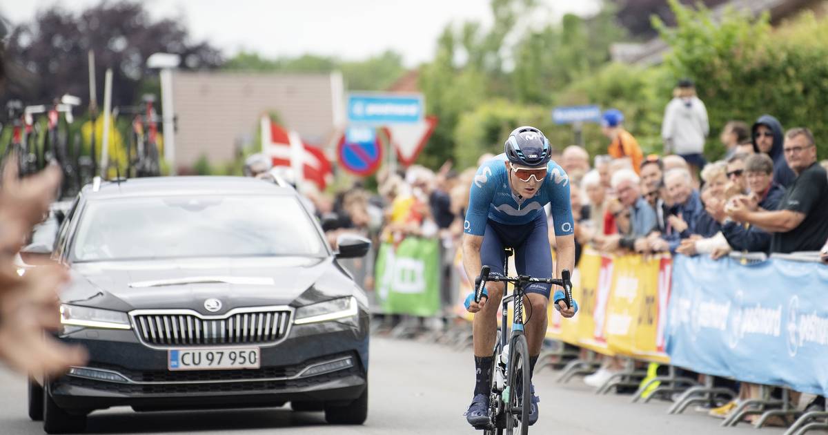 Dansk cykelrytter blev slået på stregen i World Tour-løb