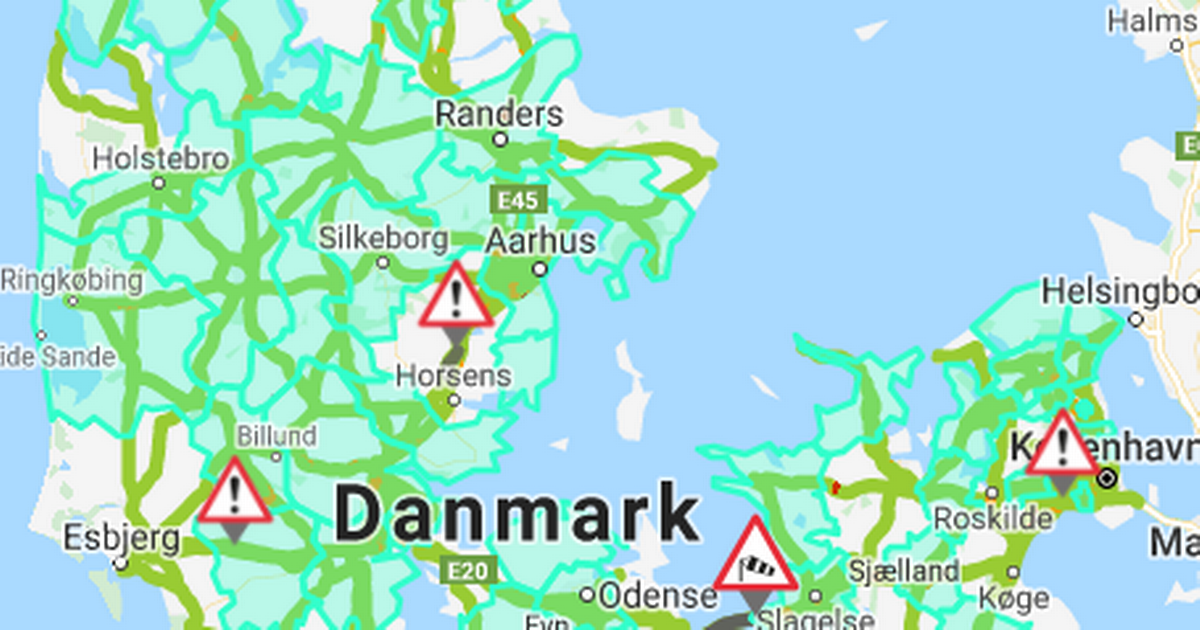 Forbud på Storebælt og varsel landet over - Jyllands-Posten