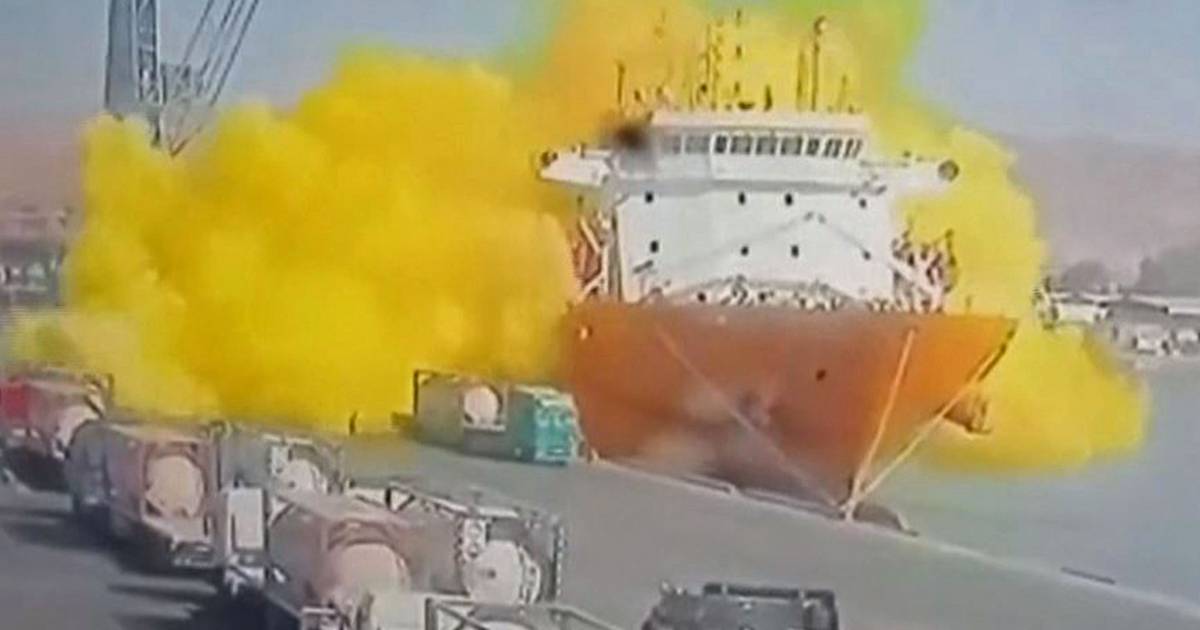 Ulykke med giftig gas har dræbt 10 personer på havn i Jordan
