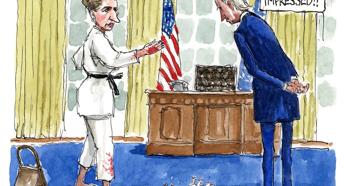 Dagens tegning: Håndslag - Jyllands-Posten