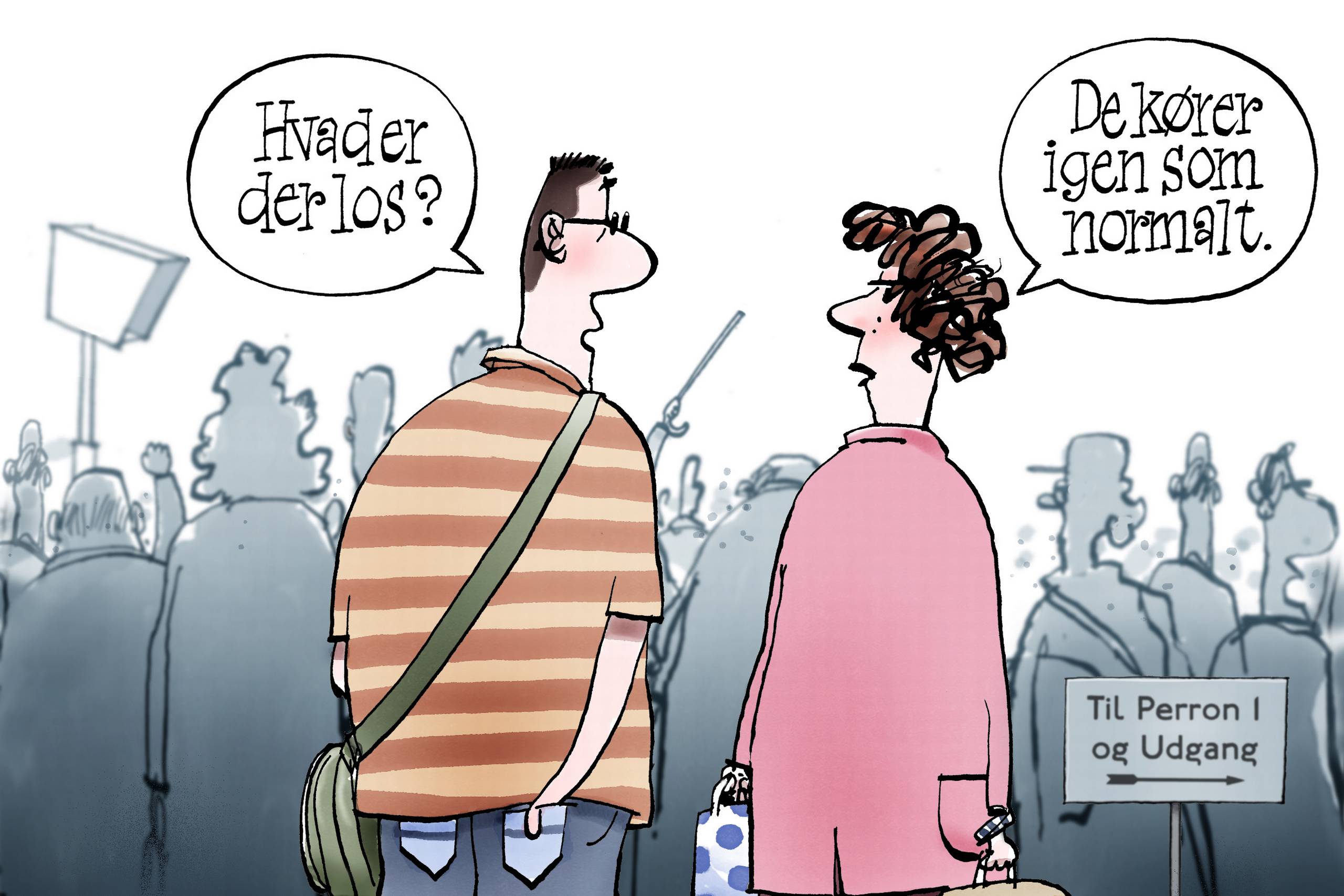 Dagens tegning: DSB - Jyllands-Posten