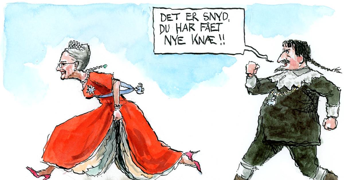 Dagens tegning: Kongeetapen - Jyllands-Posten