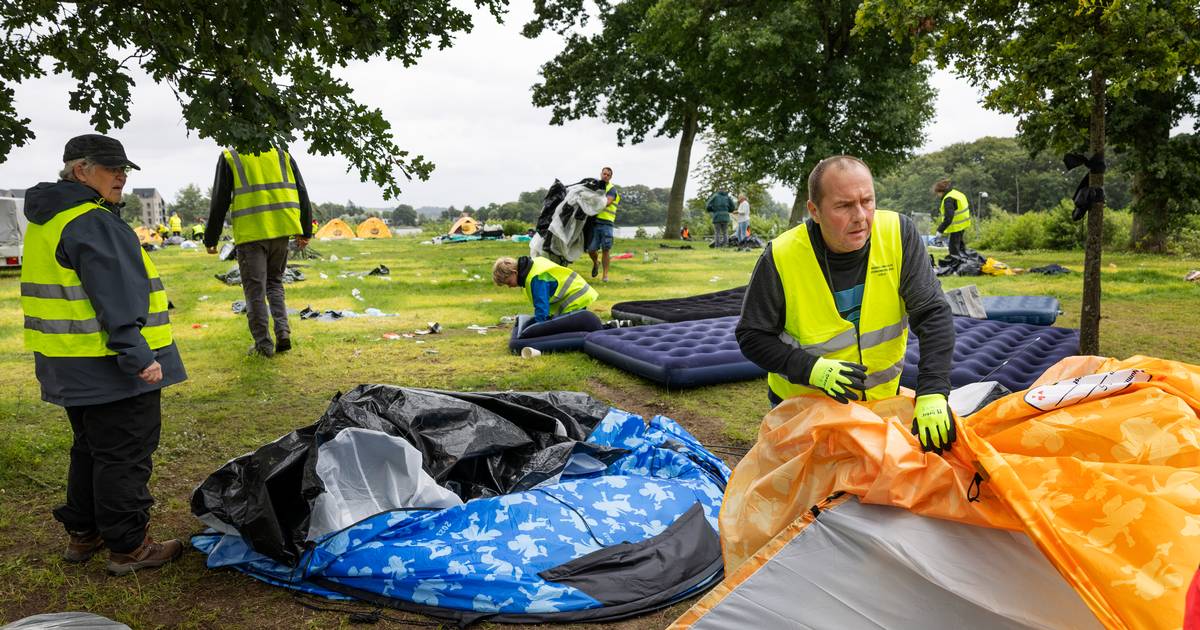 Fra Smukfest til fronten i Ukraine: Frivillige samlede telte, madrasser ...