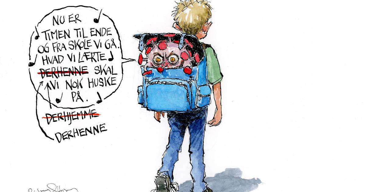 Dagens tegning: Skole-hjem - Jyllands-Posten