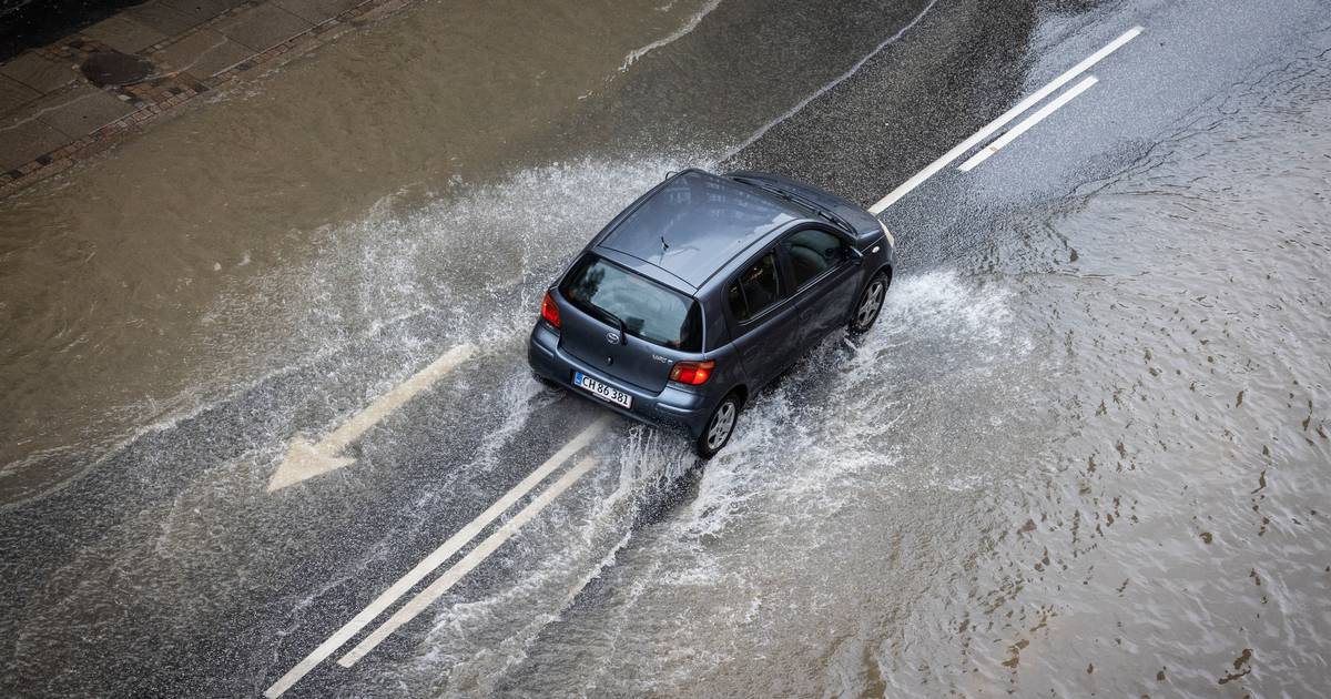 Kraftig sne og regn over Danmark - Jyllands-Posten
