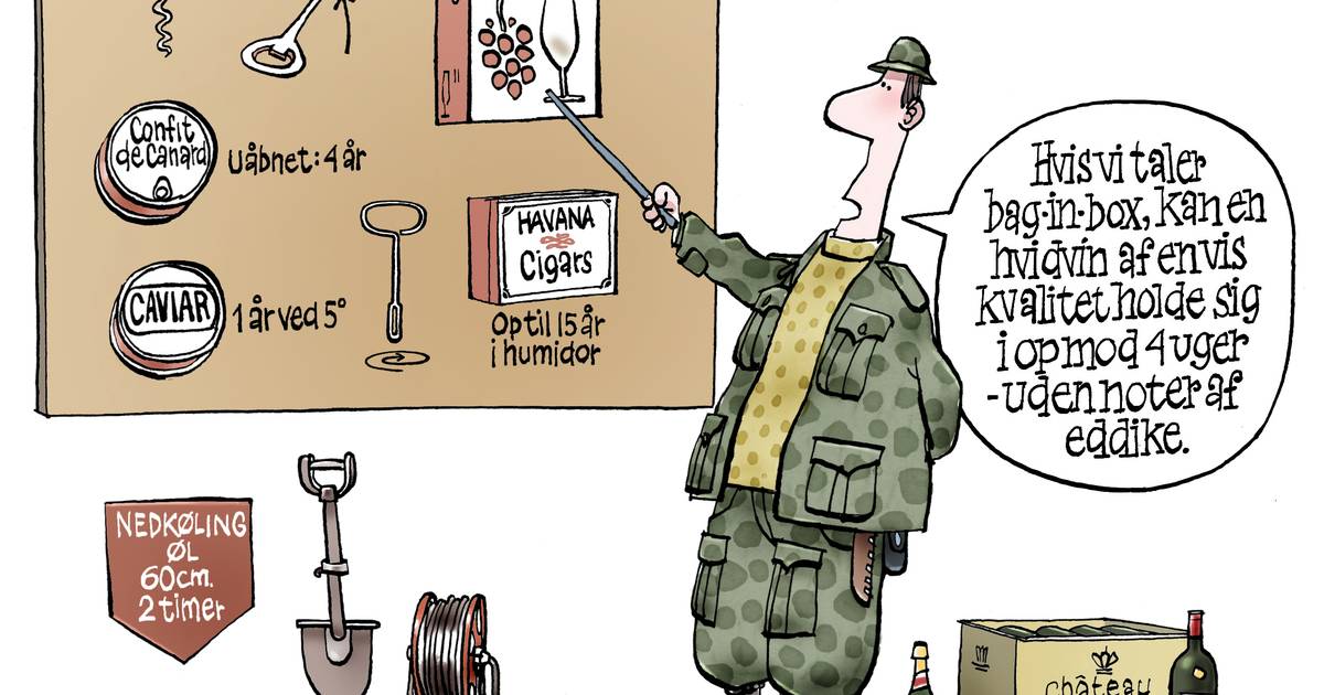 Dagens tegning: Hvis krigen kommer - Jyllands-Posten