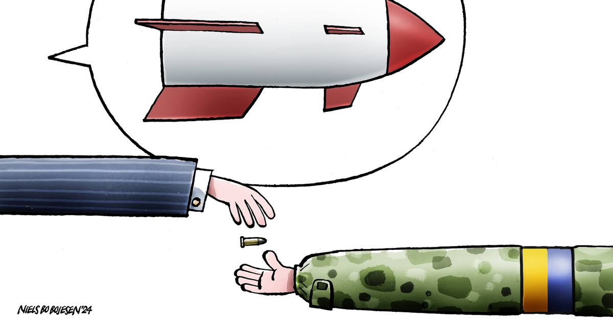 Dagens tegning: Af en anden kaliber - Jyllands-Posten