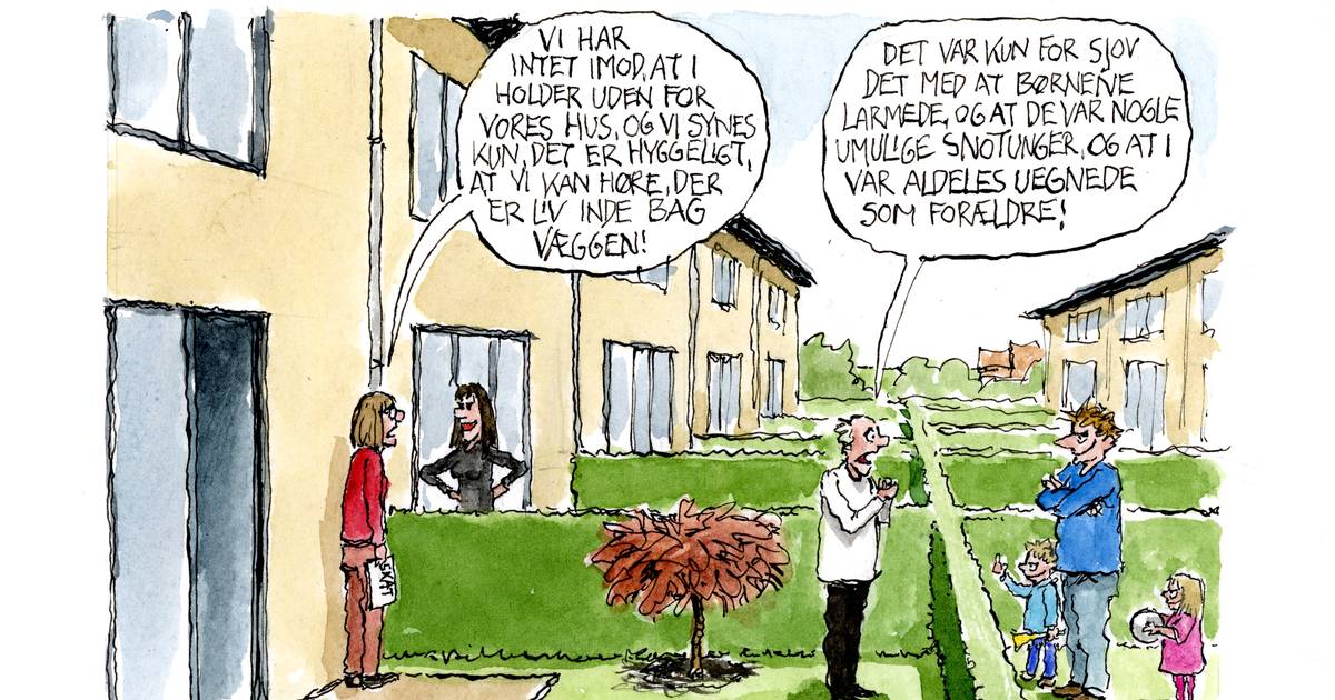 Dagens tegning: Vejfest - Jyllands-Posten