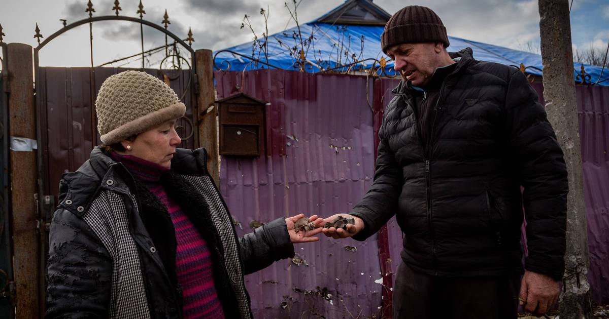 Da Sergej og Irina vendte hjem, havde russiske soldater efterladt en ...