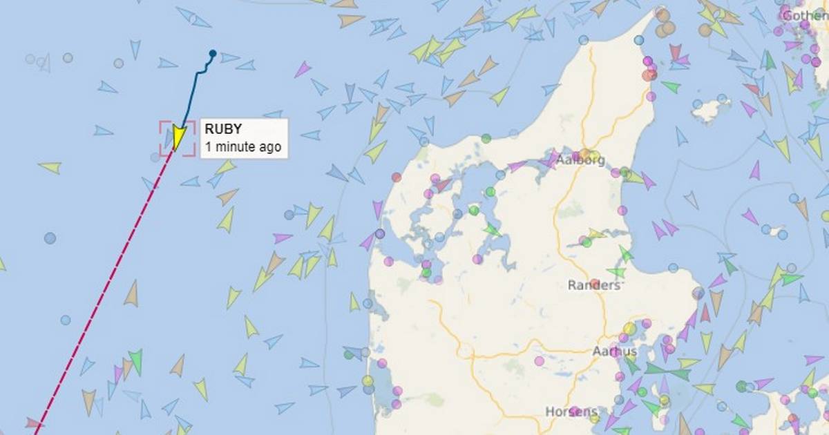 Omtalt skib med farlig last havde kurs mod dansk farvand: Nu bevæger ...