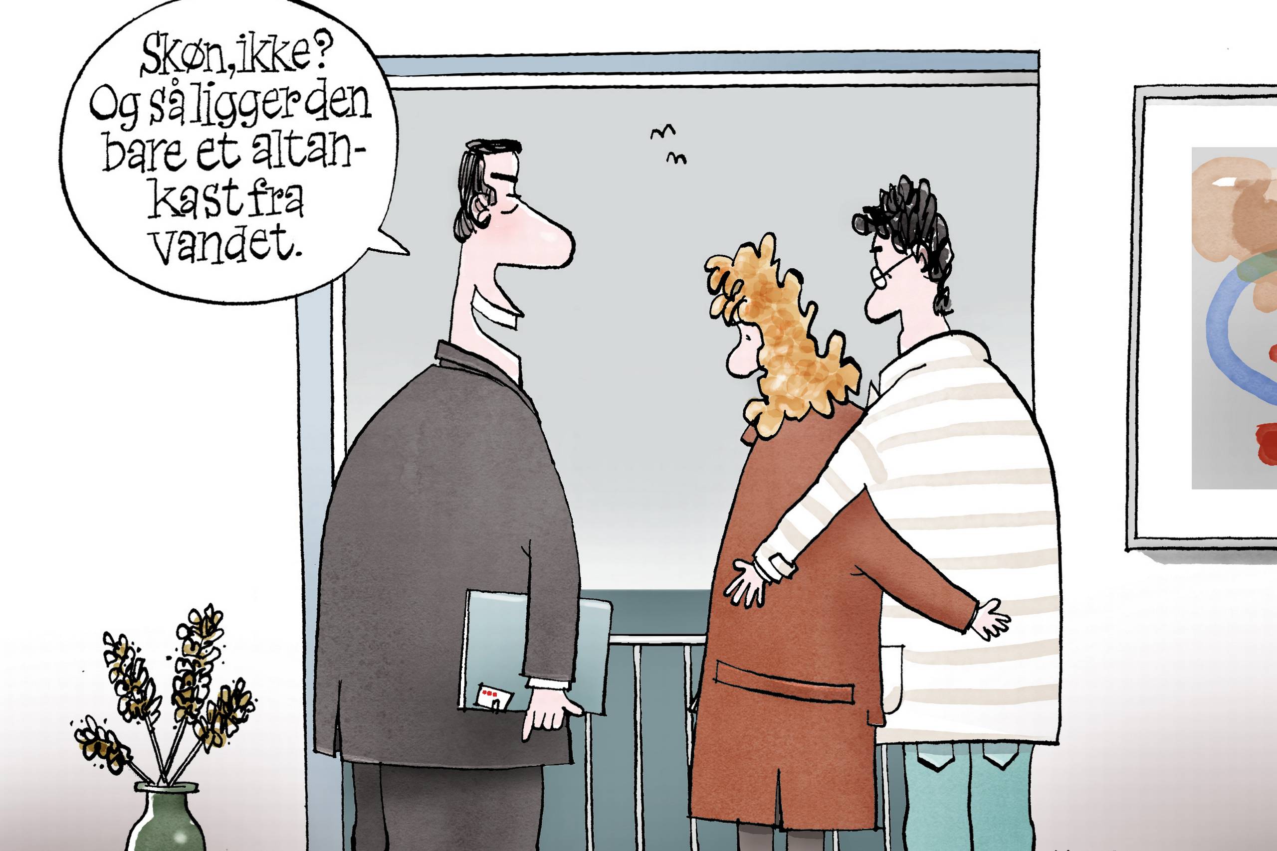 Dagens tegning: Solgt - Jyllands-Posten