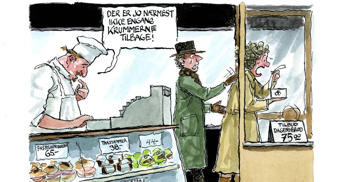 Dagens tegning: Ren kage, mand - Jyllands-Posten