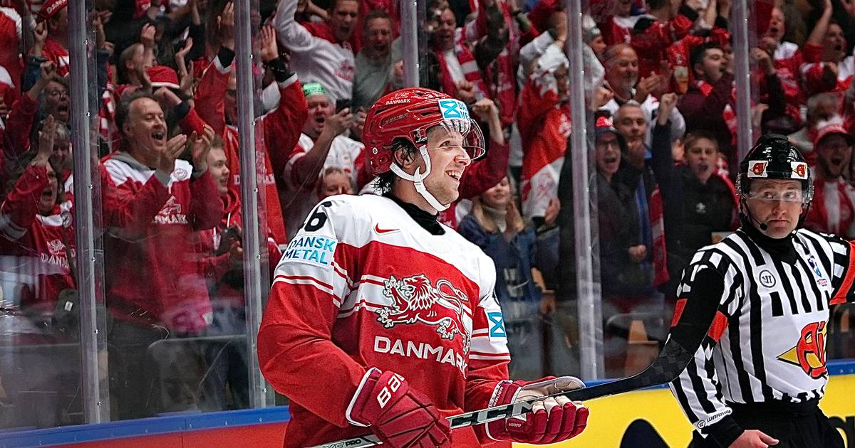 Et døgn efter han landede i Danmark, gik han på VM-isen for første gang ...