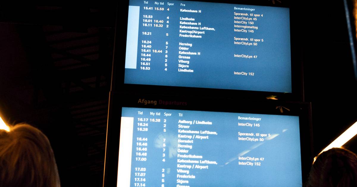 DSB erkender: Rejseplanen er ikke helt til at stole på