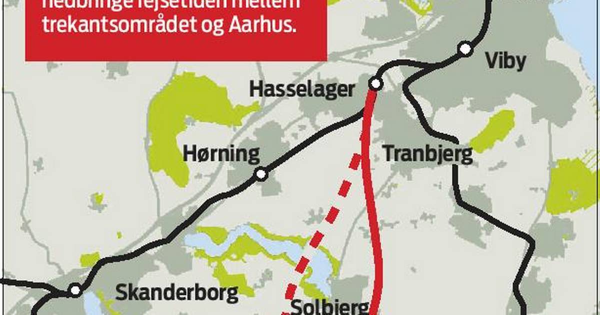 Lokal begejstring over togplan