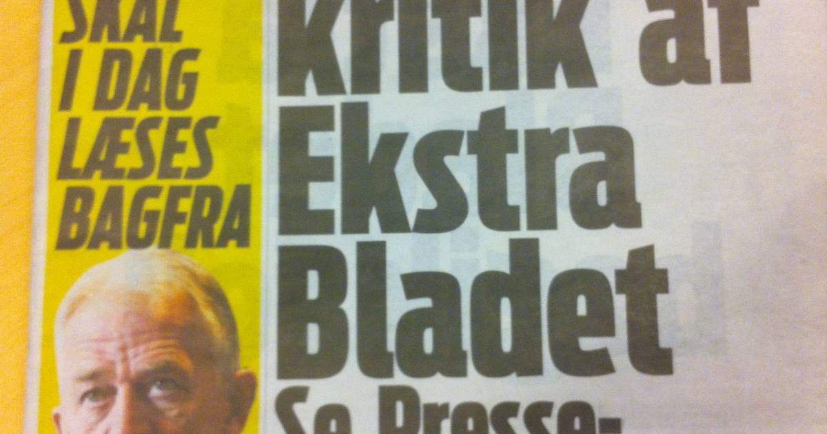 Ekstra Bladet skal i dag læses bagfra - Jyllands-Posten