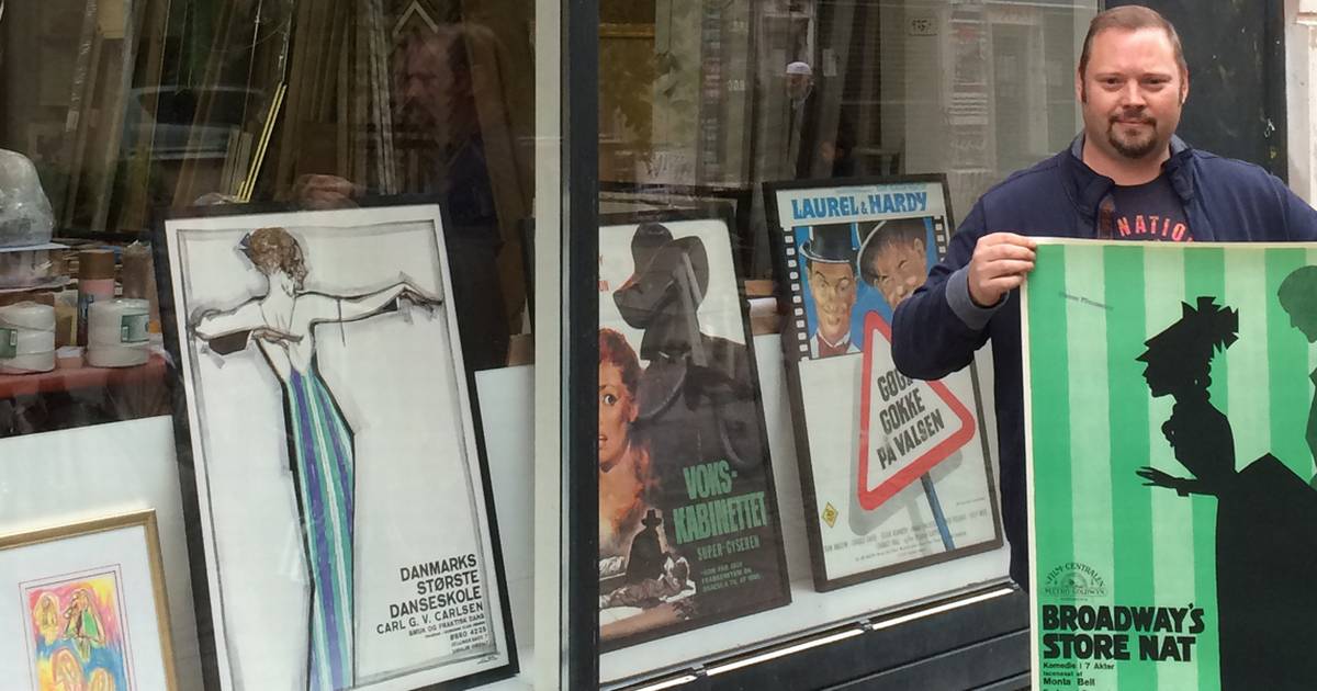 Sjælden og vovet plakat sporet efter 15 år - Jyllands-Posten