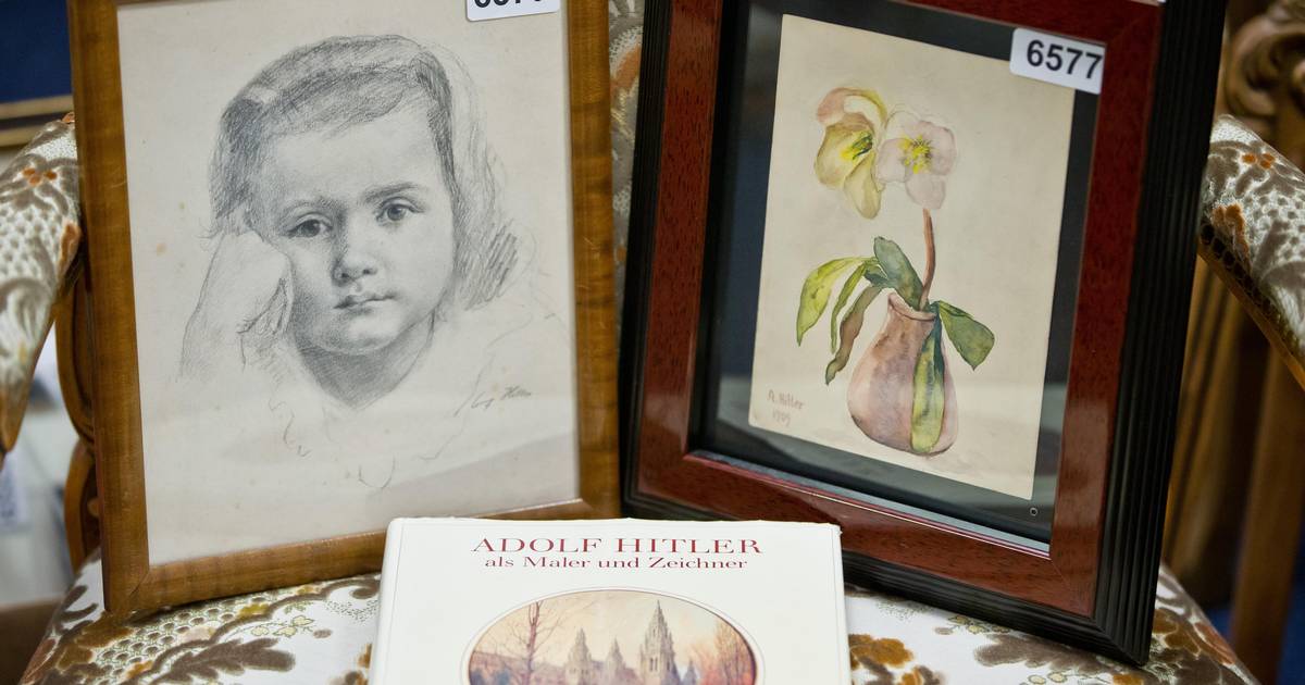 Hitler-malerier er solgt for knap tre mio. kr.