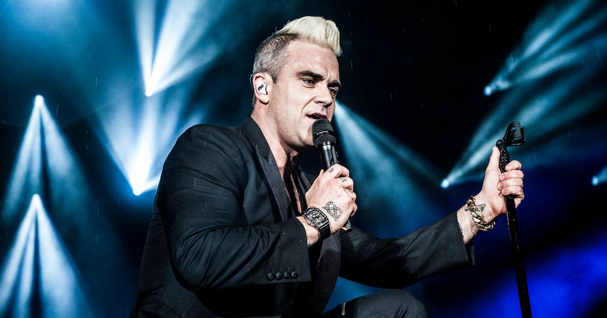Robbie Williams giver koncert i København - Jyllands-Posten
