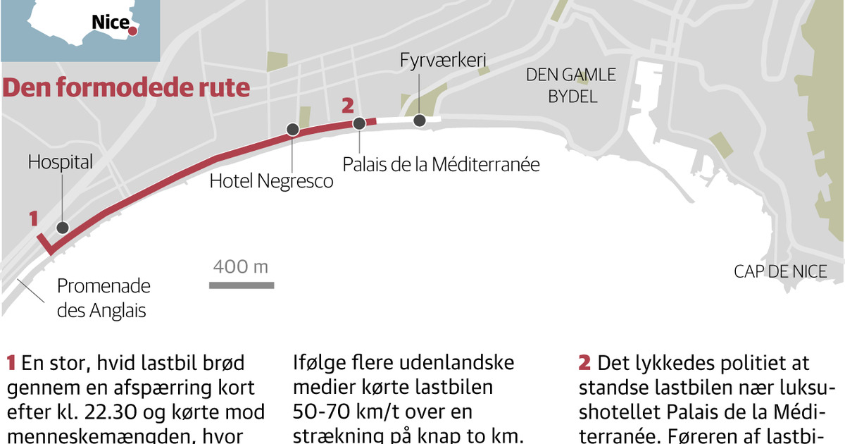 Liveblog: Lastbil torpederede folkemængde i Nice